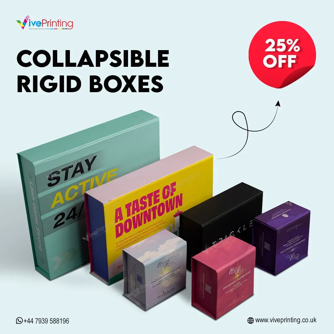Rigid Boxes Deals | Custom Collapsible Rigid Boxes Offers