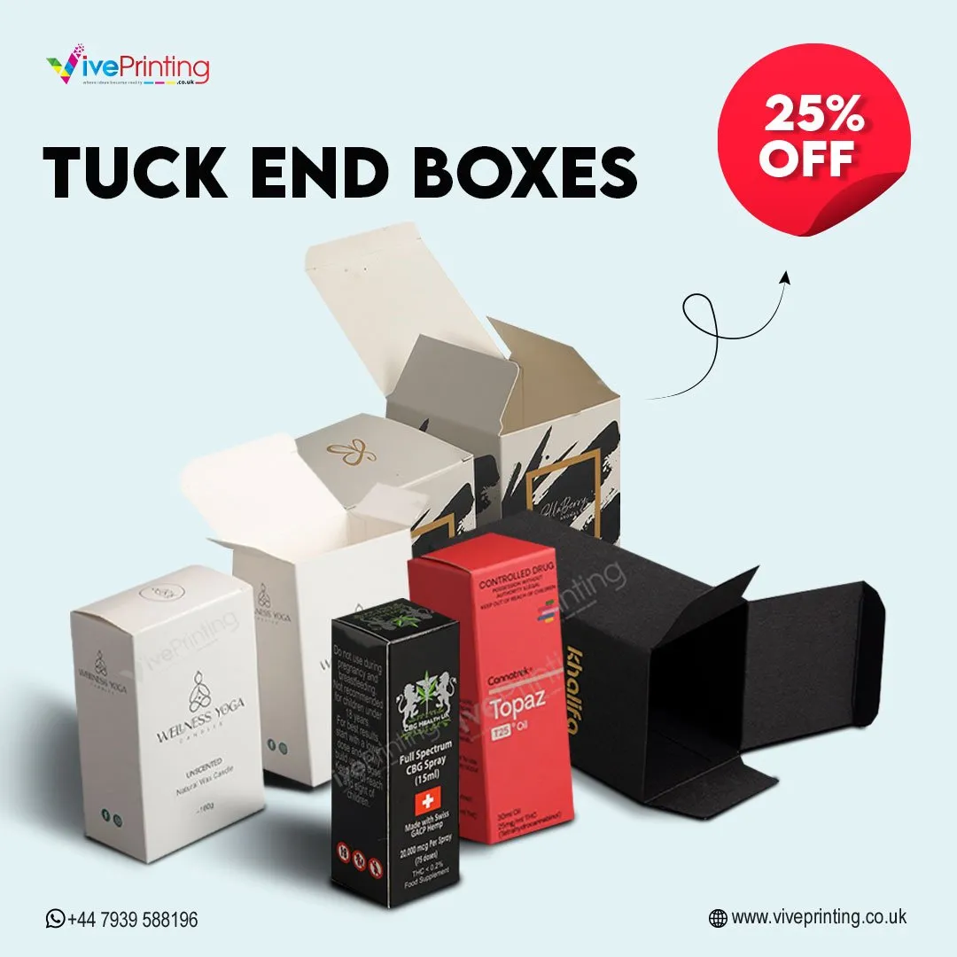Tuck Boxes Deals | Custom Tuck Boxes Offers